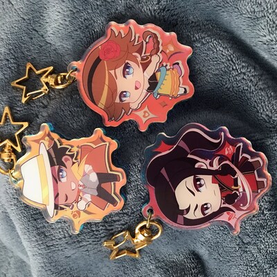 Kirby and Jirachi Acrylic Keychain Stand - Etsy Canada