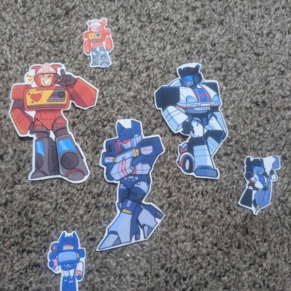 Transformers Stickers! Soundwave|blaster|jazz - Etsy