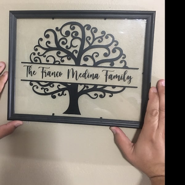 Split Monogram Family Tree Svg, Tree Svg, Family Tree Svg, Split Tree ...