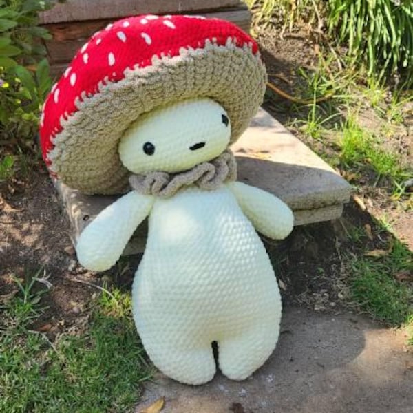 Mushroom Guy - Critter Stitch Crochet Pattern / Amigurumi - Etsy