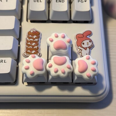 Cute Cat Paw Keycaps Cat Paw Keycap Set Kawaii Great - Etsy