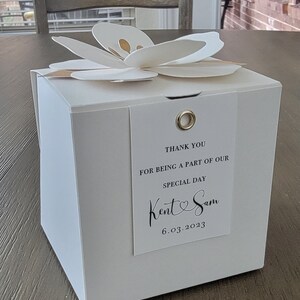 Sage Favor Boxes With Flower Decor for Wedding Bridal Party - Etsy