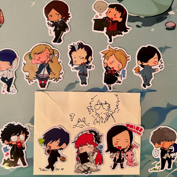 Persona Cast Stickers - Etsy