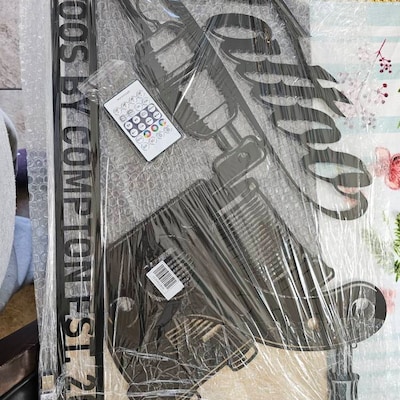 Custom Pole Dance Metal Wall Art LED Lights Personalized Girl Pole ...