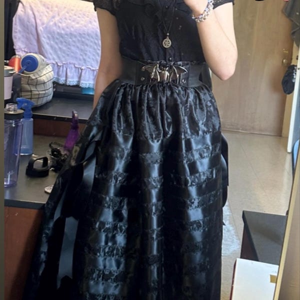 Pink Ribbon Skirt - Etsy