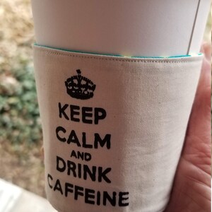 Caffeinating Please Wait Cup Cozy - Etsy