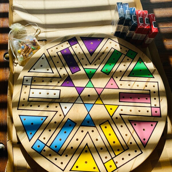 Fast Track (18" or 24") Maple (amishcountry) Game Board W/cards ...