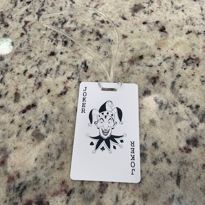 Playing Card Luggage Tag, King of Hearts Bag Tag, Fun Travel ...