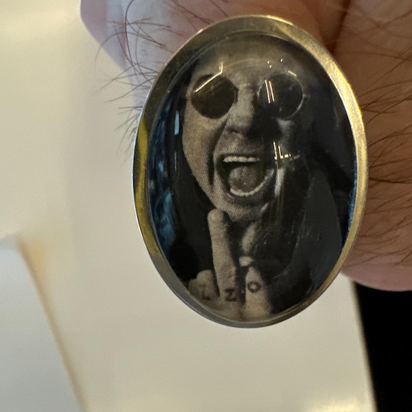 Robert Plant Led Zeppelin Ring | Handmade Image Ring | Americana ...