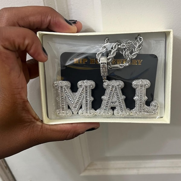 CUSTOM Bling-bling Words Pins, Handmade Name Brooch Pin, Personalised ...