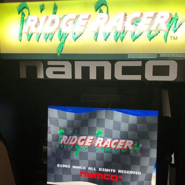 Arcade 1up RIDGE RACER NAMCO Decal - Etsy