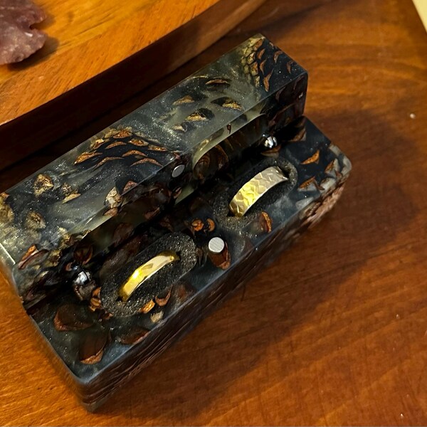 Slim Ring Box, Wood Ring Box, Engagement Ring Box, Proposal Ring Box ...