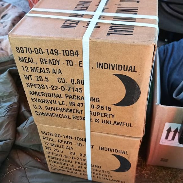 Case of 12 MRE Entrees From Meals Ready to Eat - Etsy