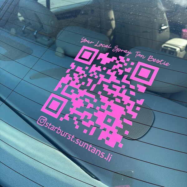 Design Your Own QR Code, Design Your Own Window Sticker, Custom Window ...