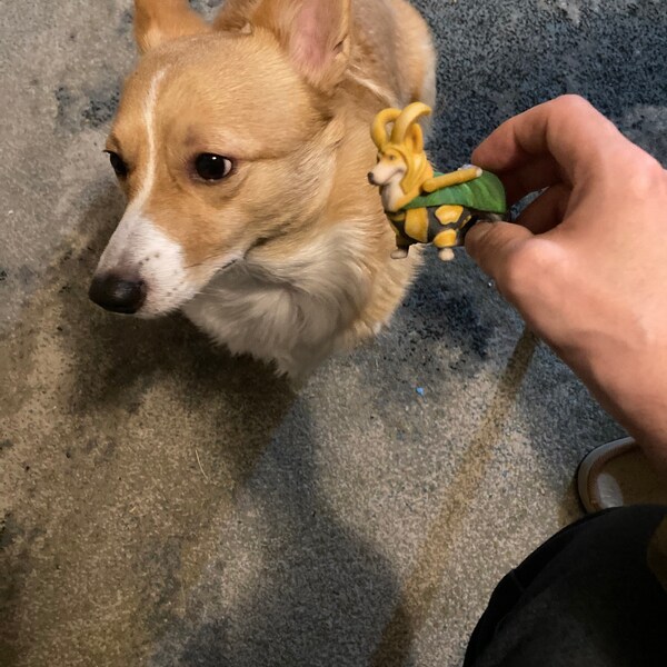 Thorgi the Corgi God of Thunder - Etsy