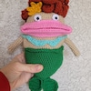 PATTERN: Crochet Mermaid Key Bag, Amigurumi Mermaid Key Holder PATTERN ...