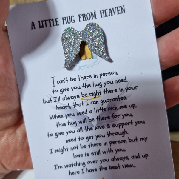 Pocket Hug From Heaven | Pocket Token | Bereavement Gift | Keepsake ...