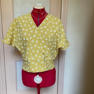 Puff Sleeve Top Digital Sewing Pattern milkmaid Top Women Sewing ...