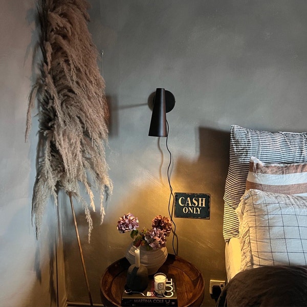 Vintage Cash Only Metal Sign, Cash Only Plaque, Cash Only Retro Sign - Etsy