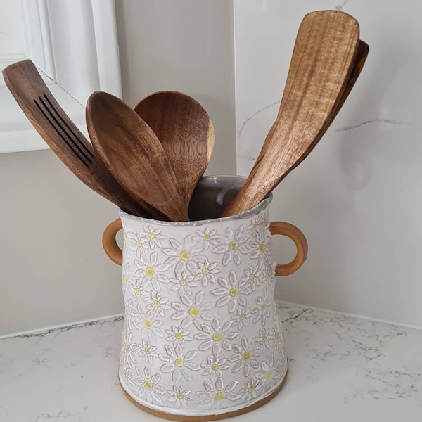 Ceramic Large Daisy Platter Daisy Floral Pattern - Etsy