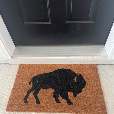 Buffalo Doormat, Buffalo Door Mat, Buffalo Welcome Mat, Doormat, Door ...