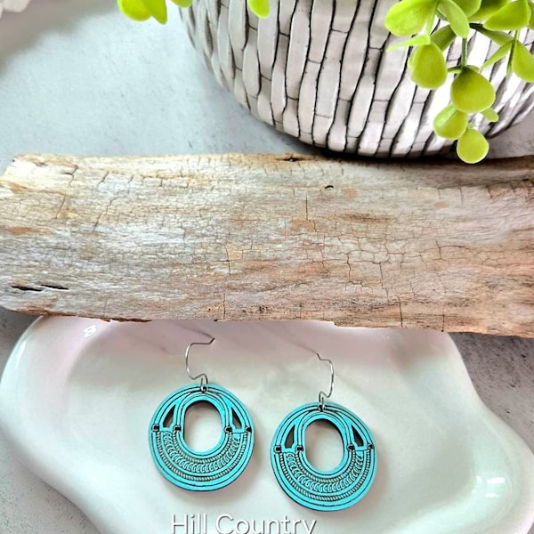3 Boho Cut Out Earring Files - Boho Simple Fast Earring Files - Laser ...