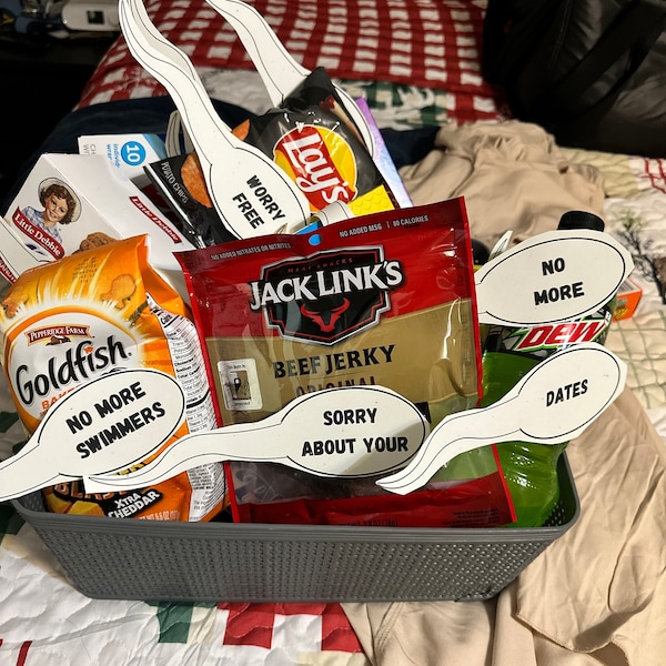 Sperm Cut Out Template Vasectomy Card for Care Package Printable Sign ...