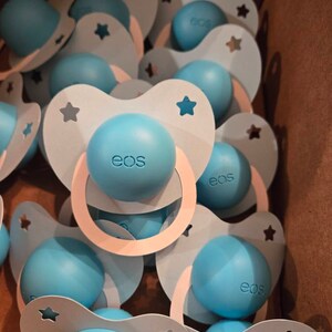 Baby Shower Pacifier Favor, Eos Lip Balm Favor, Baby Shower Lip Balm ...