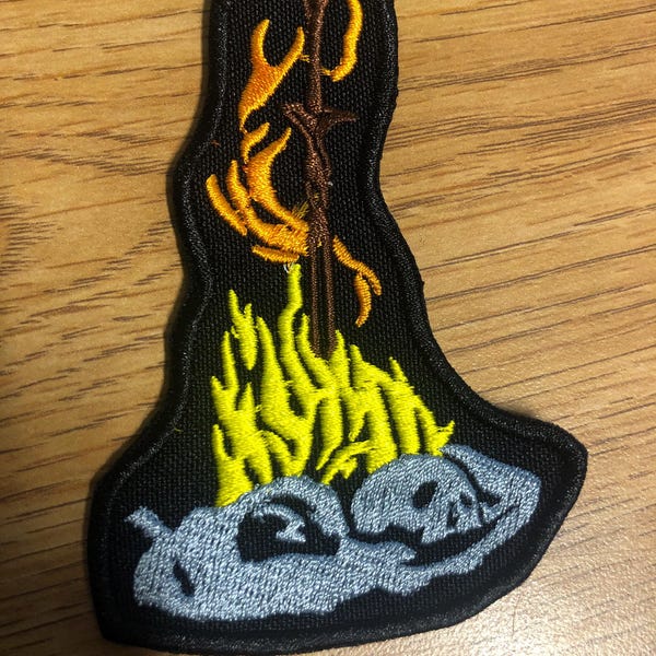 Dark Souls Logo Patch, Fromsoftware Patch, Dark Fantasy Embroidery ...