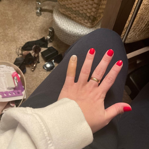 Female CAMILLE Model Basic FULL Length Finger Extension in Soft ...