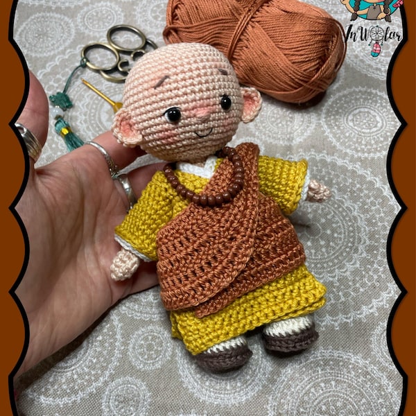 Amigurumi Pattern Novice Monk Buddhist Doll by Chilliwool Crochet (not ...