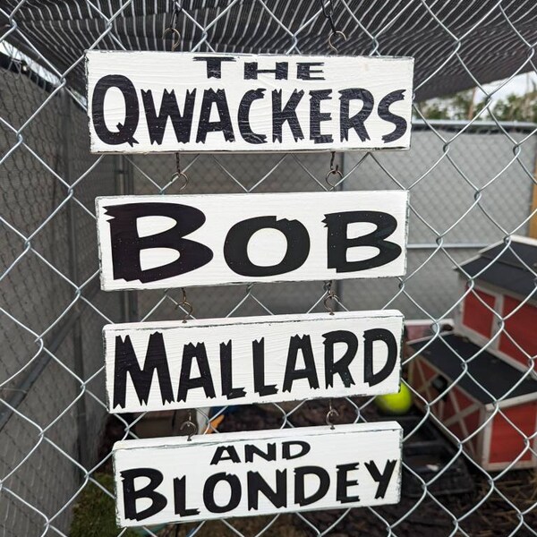 Custom Duck Coop Sign|personalized Duck Decor|custom Duck Sign|chicken ...