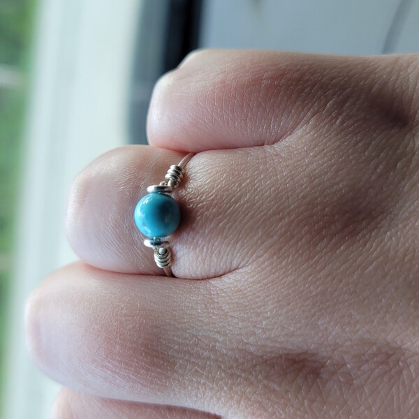 Crystal Fidget Ring, Natural Stone Jewelry, Sterling Silver - Etsy