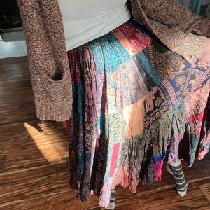 Fairy Boho Patchwork Skirt,maxi Dress,patchwork Dress,hippie Skirt ...