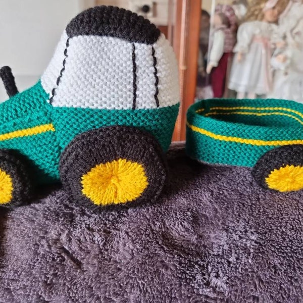Tractor Knitting Pattern - Etsy
