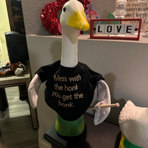 Porch Goose Mess With the Honk - Etsy