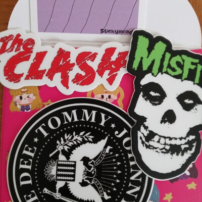 Punk Rock Band Stickers - Etsy