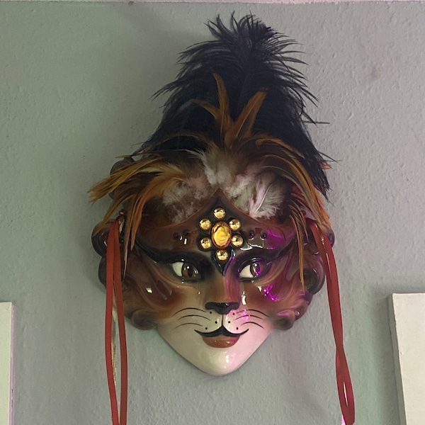 No Crazing!!! Clay Art Cat Mask - Etsy