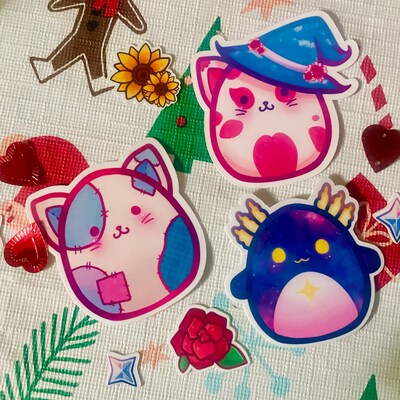 Vocaloid Kagamine Rin and Kagamine Len Holographic and Vinyl Stickers ...