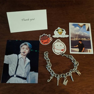 BTS Charm Bracelet Jimin | Etsy
