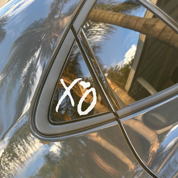 XO Decal, XO Car Decal, Bumper Sticker, Vinyl Decal, Window Decal - Etsy