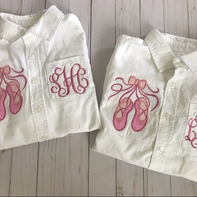 Ballerina Ballet Shoes Slippers Machine Embroidery Design Digital ...