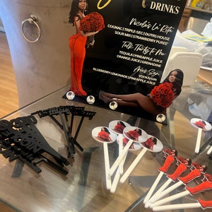 Modern Style Menu Laser File , SVG File, Glowforge File, Digital ...