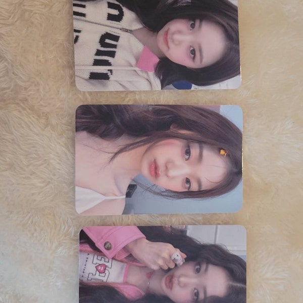 IVE Selfie/selca Bias Photocards | Wonyoung, Yujin, Gaeul, Rei, Liz, Leeseo | IVE - Love Dive ...