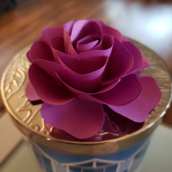 Paper Flowers - PDF Tiny Rose #6 (baby Rose) Paper Flower Templates ...