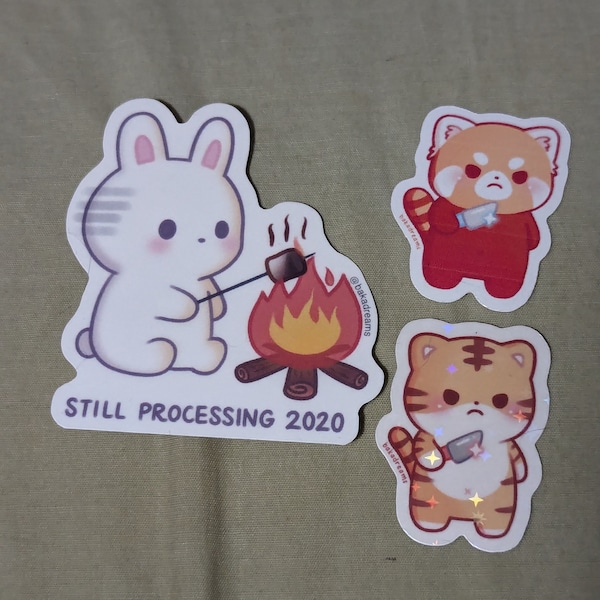 This is Fine Bear Programmer Humor Vinyl Sticker, Software Developer ...