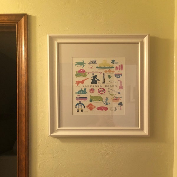 Seattle Washington A to Z Wall Art Print, by Chufish Studio Abcs ...