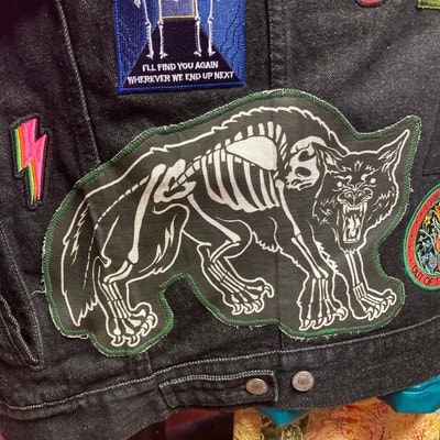 Samhain Danzig Werewolf Demon Patch , Back Patch Size , Heavy Metal ...