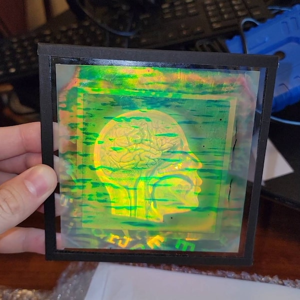 True 3D Laser Hologram the Eye. Keychain/ Pendant - 1.5” Dia Hologram ...