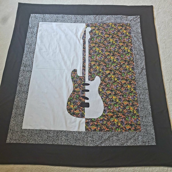 Quilt Pattern - Guitar Applique Quilt, "rock On" (57" X 50") - Etsy